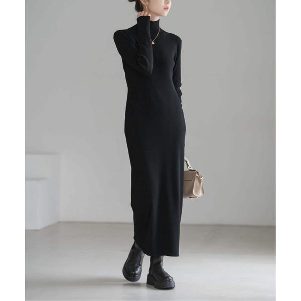 ZOZO問い合わせ番号:111112324ショップ:Spick &amp; Span，スピック アンド スパンブランド:NOBLE，ノーブル商品名:「追加・新色・WEB限定カラーあり」RY/PLリブハイネック ロングワンピースカテゴリ:ワン...