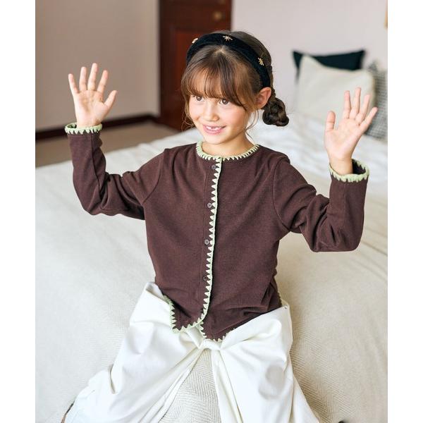 ZOZO問い合わせ番号:111112584ショップ:cross marche，クロスマルシェブランド:Piet，ピエット商品名:配色刺繍 カーディガンカテゴリ:トップス>カーディガン/ボレロブランド品番:210620素材:ポリエステル...