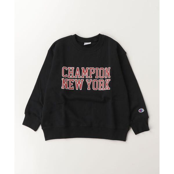 ZOZO問い合わせ番号:111115001ショップ:Champion，チャンピオンブランド:Champion，チャンピオン商品名:【Champion/チャンピオン】キッズ クルーネックスウェットシャツカテゴリ:トップス>スウェットブラ...