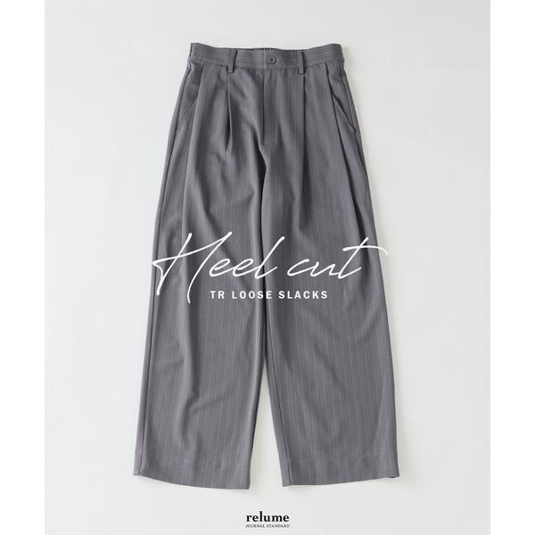 ZOZO問い合わせ番号:111151463ショップ:JOURNAL STANDARD，ジャーナルスタンダードブランド:JOURNAL STANDARD relume，ジャーナルスタンダード　レリューム商品名:ヒールカット ルーズ ストライプ...