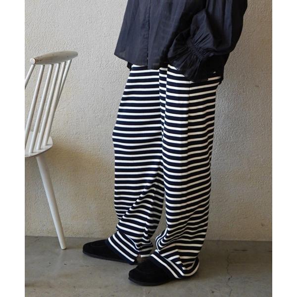 ZOZO問い合わせ番号:111151721ショップ:JOURNAL STANDARD，ジャーナルスタンダードブランド:JOURNAL STANDARD LUXE，ジャーナルスタンダード　ラックス商品名:Cボーダー パンツカテゴリ:パンツ&g...