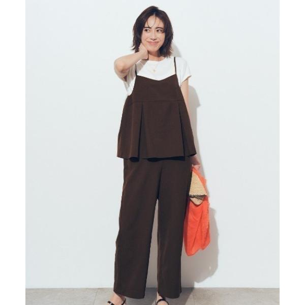 ZOZO問い合わせ番号:111154511ショップ:FELISSIMO，フェリシモブランド:IEDIT，イディット商品名:ＩＥＤＩＴ　すぽんと着られてきれいがかなう　大人のレイヤードライクオールインワンカテゴリ:オールインワン・サロペット&...