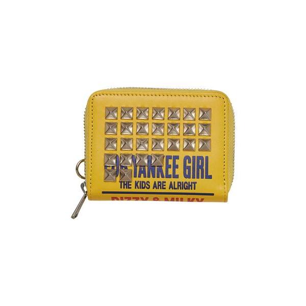 ZOZO問い合わせ番号:111156290ショップ:HYSTERIC GLAMOUR，ヒステリックグラマーブランド:HYSTERIC GLAMOUR，ヒステリックグラマー商品名:DIZZY＆MILKY スタッズラウンドジップウォレットカテゴ...