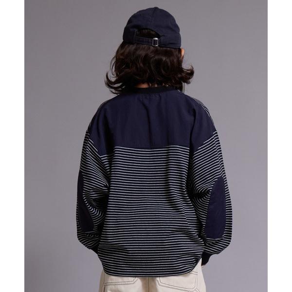 ZOZO問い合わせ番号:111193144ショップ:pairmanon，ペアマノンブランド:PAIRMANON STREET，ペアマノンストリート商品名:「90-160cm」エルボーパッチ 長袖 Tシャツ「PAIRMANON STREET」...