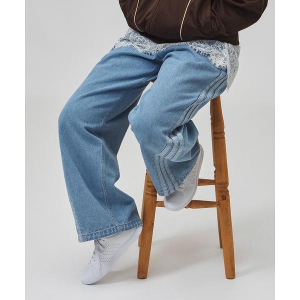 ZOZO問い合わせ番号:111194404ショップ:アルペンZOZOTOWN店，アルペンゾゾタウンテンブランド:adidas，アディダス商品名:アディダス adidas スタジアム ウォッシュ デニム ルーズフィット パンツカテゴリ:パンツ...