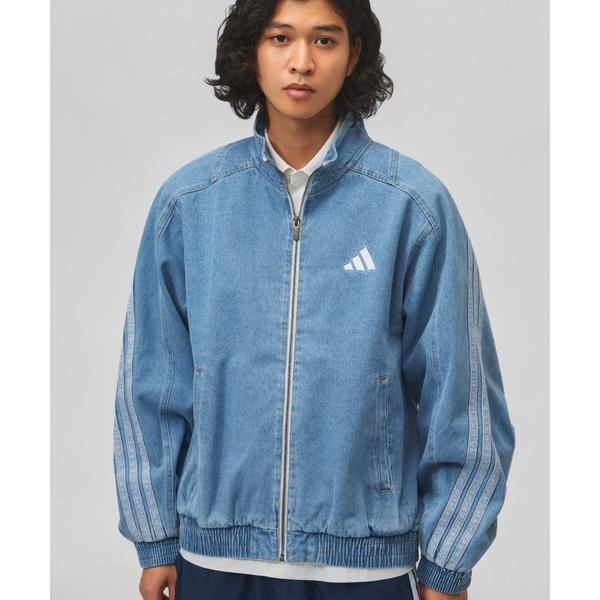 ZOZO問い合わせ番号:111194756ショップ:アルペンZOZOTOWN店，アルペンゾゾタウンテンブランド:adidas，アディダス商品名:アディダス adidas スタジアム ルーズフィット デニム トラックジャケットカテゴリ:ジャケ...