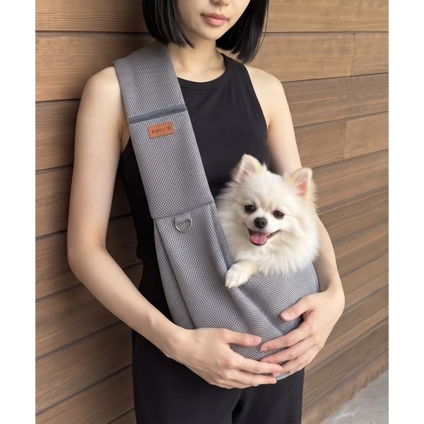 ※このアイテムは返品・交換対象外商品です。ZOZO問い合わせ番号:111274588ショップ:aimoha，アイモハブランド:aimoha，アイモハ商品名:飛び出し防止リード付きメッシュワイドショルダーペットスリングカテゴリ:ペットグッズ&...