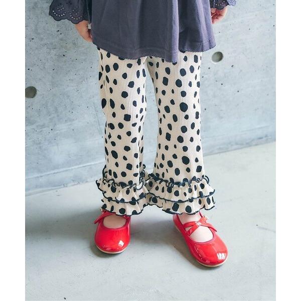 ZOZO問い合わせ番号:111310627ショップ:F.O.Online Store，エフオーオンラインストアブランド:apres les cours，アプレレクール商品名:「リンク」ワッフルアソート裾フリルレギンスカテゴリ:パンツ>...