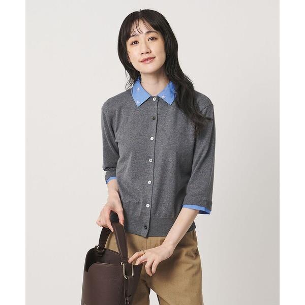 ZOZO問い合わせ番号:111310888ショップ:UNITED ARROWS，ユナイテッドアローズブランド:UNITED ARROWS，ユナイテッドアローズ商品名:4WAY エンブロイダリー シャツ コンビ ニット ‐ウォッシャブル‐カテ...