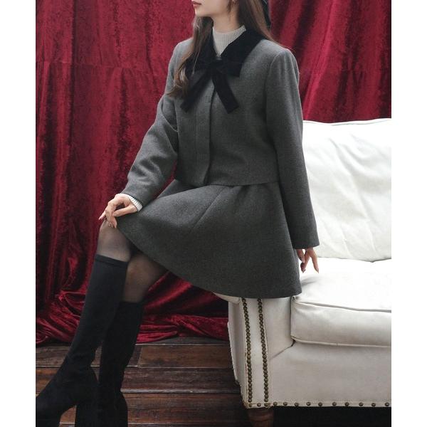 ZOZO問い合わせ番号:111311307ショップ:junoah，ジュノアブランド:CENEA，セネア商品名:「数量限定」ベロアカラーショートJK＋ミニワンピースSETカテゴリ:ジャケット/アウター>セットアップブランド品番:frne...