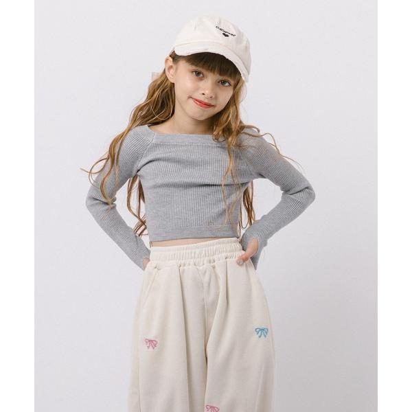 ZOZO問い合わせ番号:111315380ショップ:moredays store，モアデイズ・ストアブランド:URBAN CHERRY，アーバンチェリー商品名:フィンガーホール付きクロップドリブニットトップスカテゴリ:トップス>ニット...