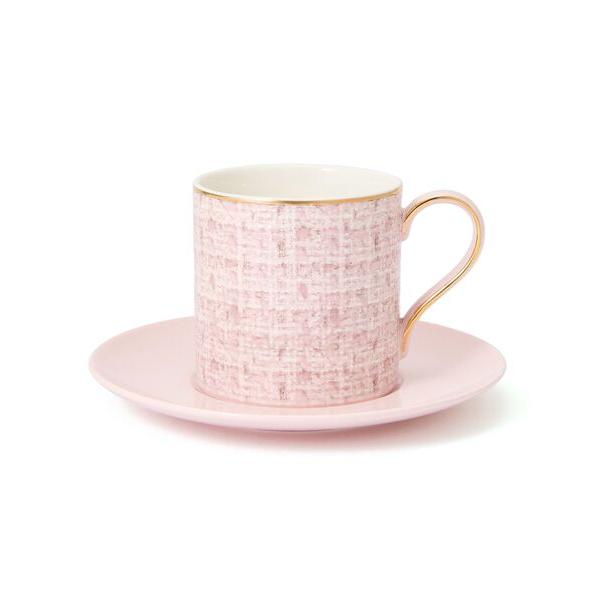 ZOZO問い合わせ番号:111351161ショップ:Francfranc，フランフランブランド:Francfranc，フランフラン商品名:ツイード カップ＆ソーサー ピンク 食器 カフェ ティーカップ コーヒーカップカテゴリ:食器/キッチン...
