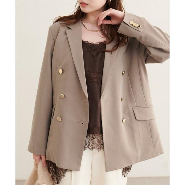 『タイムセール実施中』ZOZO問い合わせ番号:111355428ショップ:natural couture，ナチュラルクチュールブランド:natural couture，ナチュラルクチュール商品名:べこべこ金釦テーラージャケットカテゴリ:ジャ...