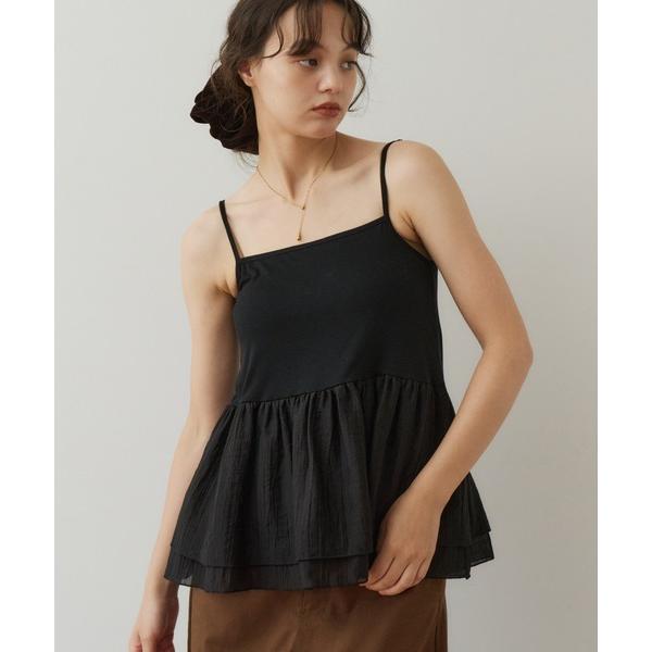 ZOZO問い合わせ番号:111355976ショップ:OLUN，オルンブランド:OLUN，オルン商品名:frill hem camisole/裾フリルキャミソールカテゴリ:トップス>キャミソールブランド品番:138262-119-008...