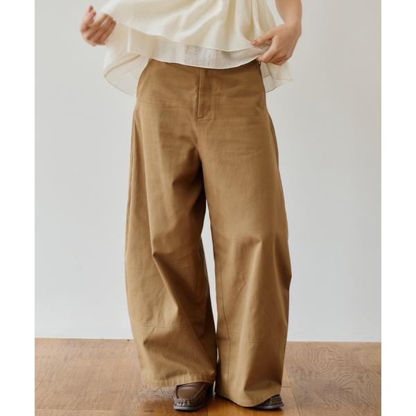 ZOZO問い合わせ番号:111356047ショップ:OLUN，オルンブランド:OLUN，オルン商品名:twill curve pants/ツイルカーブパンツカテゴリ:パンツ>その他パンツブランド品番:138264-119-002素材:...