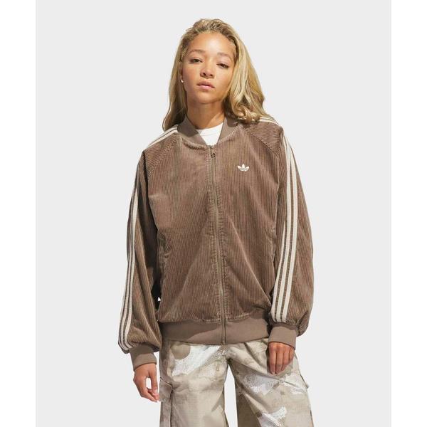 ZOZO問い合わせ番号:111393166ショップ:adidas，アディダスブランド:adidas，アディダス，adidas Originals，アディダスオリジナルス商品名:コーデュロイ SST オーバーサイズ トラックトップ / ジャー...