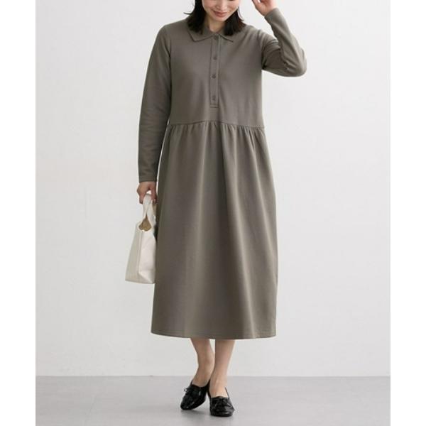 ZOZO問い合わせ番号:111395552ショップ:nissen，ニッセンブランド:QUNTSTYLE，キュントスタイル商品名:「マタニティ」長袖鹿の子ポロワンピースカテゴリ:ママ＆ベビー>マタニティウェア/グッズブランド品番:CIY...