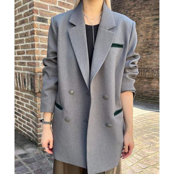 ZOZO問い合わせ番号:111395679ショップ:AMERI VINTAGE，アメリビンテージブランド:Ameri，アメリ商品名:AGED COIN TWILL JACKETカテゴリ:ジャケット/アウター>テーラードジャケットブラン...