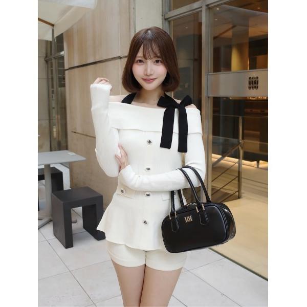 ZOZO問い合わせ番号:111398160ショップ:Darich，ダーリッチブランド:Darich，ダーリッチ商品名:ホルターリボンペプラムニットセットアップカテゴリ:ジャケット/アウター>セットアップブランド品番:112634028...