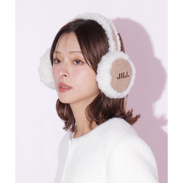 ZOZO問い合わせ番号:111410471ショップ:JILL by JILL STUART，ジル バイ ジル スチュアートブランド:JILL by JILL STUART，ジルバイジルスチュアート商品名:ロゴ刺繍フェイクムートンイヤーマフカ...