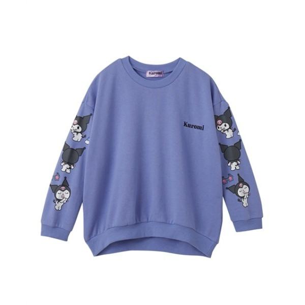 ZOZO問い合わせ番号:111439052ショップ:nissen，ニッセンブランド:sanrio，サンリオ，QUNTSTYLE，キュントスタイル商品名:「クロミ」袖プリントトレーナーカテゴリ:トップス>スウェットブランド品番:CIJ0...