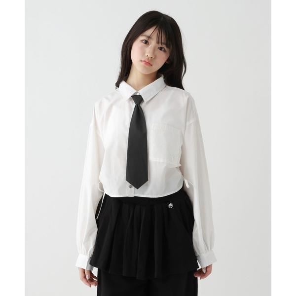 ZOZO問い合わせ番号:111441348ショップ:repipi armario，レピピアルマリオブランド:repipi armario，レピピ アルマリオ，10C REPIPI，ジューシーレピピ商品名:ネクタイショートシャツカテゴリ:トッ...
