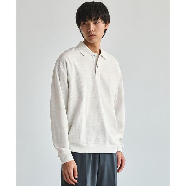 ZOZO問い合わせ番号:111442498ショップ:green label relaxing，グリーンレーベル リラクシングブランド:green label relaxing，グリーンレーベルリラクシング商品名:ワッフル 長袖 ポロシャツカ...