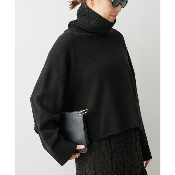 ZOZO問い合わせ番号:111557056ショップ:Deuxieme Classe，ドゥーズィエムクラスブランド:Deuxieme Classe，ドゥーズィエムクラス商品名:*Cropped タートルネック ニットカテゴリ:トップス>...