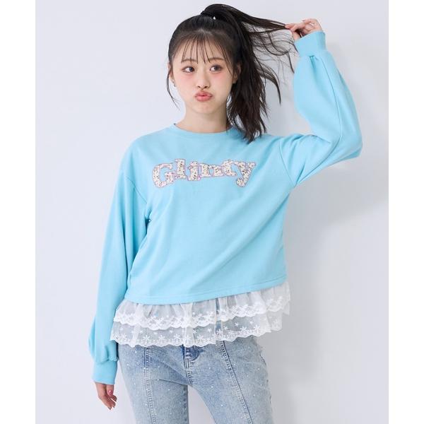 ZOZO問い合わせ番号:111594107ショップ:NARUMIYA ONLINE，ナルミヤ オンラインブランド:LOVETOXIC，ラブトキシック商品名:「7days」裾フリルキャミセットトレーナーカテゴリ:トップス>スウェットブラ...