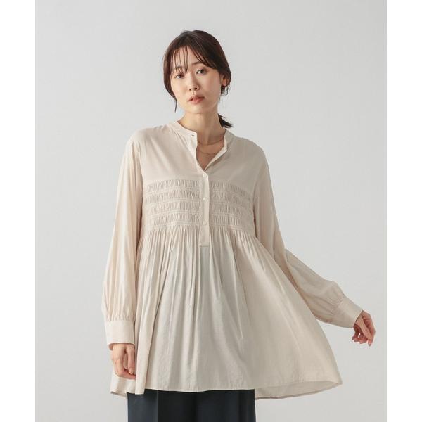 ZOZO問い合わせ番号:111594509ショップ:GLOBAL WORK，グローバルワークブランド:GLOBAL WORK，グローバルワーク商品名:シャーリングシャツチュニック/ 1063248カテゴリ:ワンピース/ドレス>チュニッ...