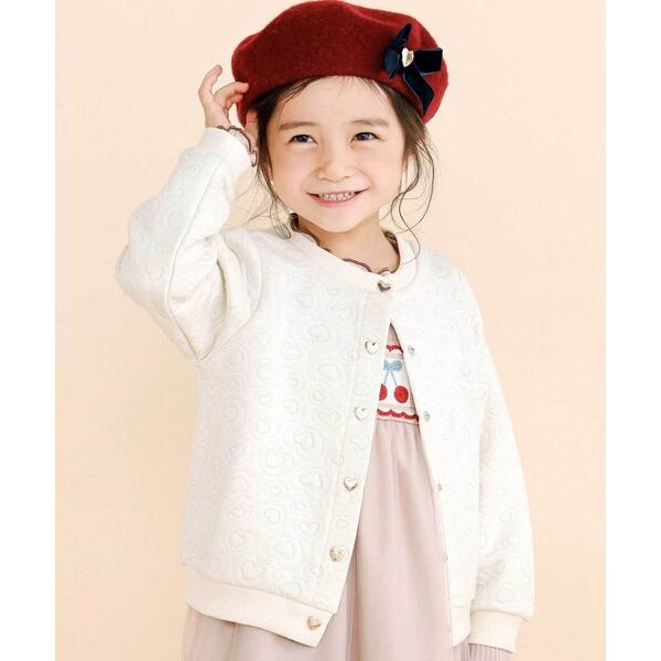 ZOZO問い合わせ番号:111601001ショップ:BEBE ONLINE STORE，ベベ オンラインストアブランド:SLAP SLIP，スラップスリップ商品名:ラメキルトカーディガン(80~130cm)カテゴリ:トップス>カーディ...