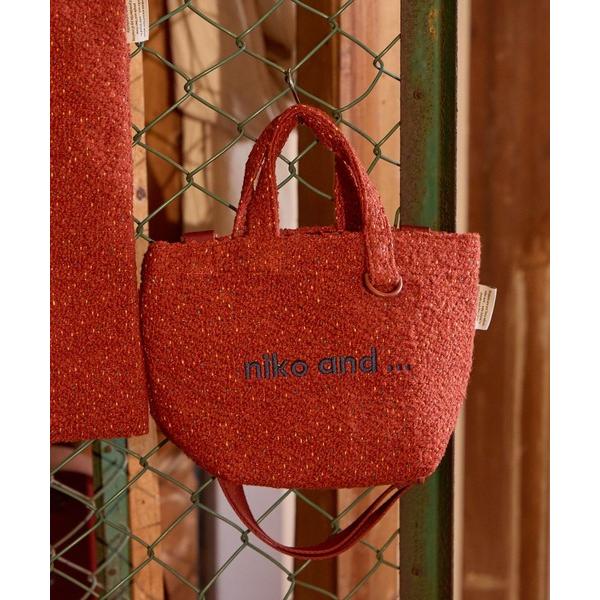 ZOZO問い合わせ番号:111601180ショップ:niko and...，ニコアンドブランド:niko and...，ニコアンド商品名:ニコロゴツブツブトートショルダーバッグカテゴリ:バッグ>ショルダーバッグブランド品番:10509...