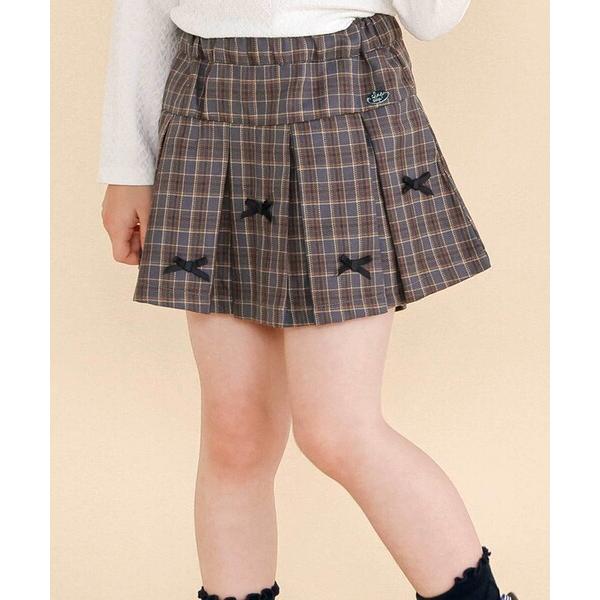 ZOZO問い合わせ番号:111642304ショップ:BEBE ONLINE STORE，ベベ オンラインストアブランド:SLAP SLIP，スラップスリップ商品名:プリーツチェック柄スカパン(90~130cm)カテゴリ:スカート>スカ...