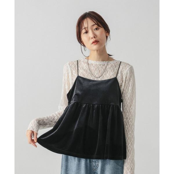 ZOZO問い合わせ番号:111642379ショップ:GLOBAL WORK，グローバルワークブランド:GLOBAL WORK，グローバルワーク商品名:ベロアアソートキャミ/1046108カテゴリ:トップス>キャミソールブランド品番:1...