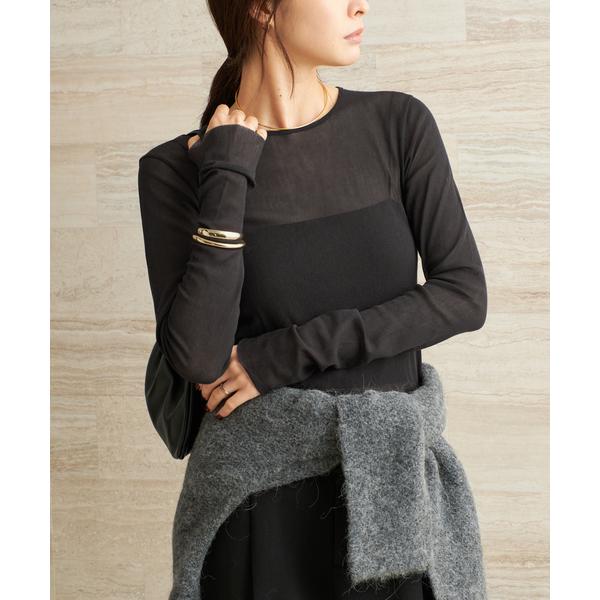 ZOZO問い合わせ番号:111644534ショップ:Plage，プラージュブランド:Plage，プラージュ商品名:Mesh Sheer ロンT 7カテゴリ:トップス>Tシャツ/カットソーブランド品番:26070922128030素材:...