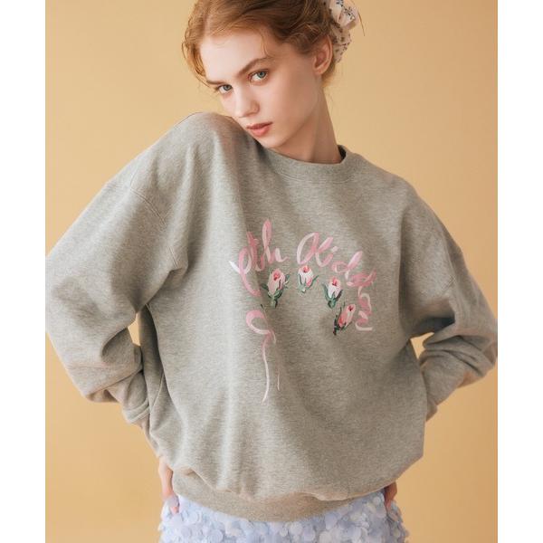 ZOZO問い合わせ番号:111645916ショップ:Cath Kidston，キャス キッドソンブランド:Cath Kidston，キャスキッドソン商品名:プリントスウェットトップス Ribbon Floralカテゴリ:トップス>スウ...