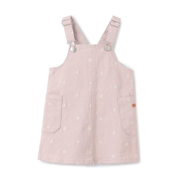 ZOZO問い合わせ番号:111720065ショップ:petit main，プティマインブランド:petit main，プティマイン商品名:刺しゅうジャンスカカテゴリ:ワンピース/ドレス>ジャンパースカートブランド品番:9663110素...