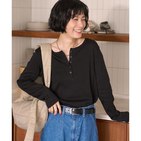 ZOZO問い合わせ番号:111720124ショップ:FREAK'S STORE，フリークスストアブランド:FREAK'S STORE，フリークスストア商品名:「温度調節機能」INKEEP ヘンリークルーネックトップス/インキープ ヘンリーネ...