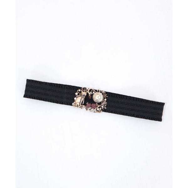 ZOZO問い合わせ番号:111721474ショップ:axes femme，アクシーズファムブランド:axes femme，アクシーズファム商品名:ナイトパレードゴムベルトカテゴリ:ファッション雑貨>ベルトブランド品番:BL631X28...