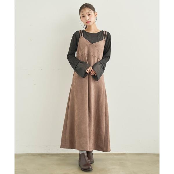 ZOZO問い合わせ番号:111722456ショップ:Auntie Rosa，アンティローザブランド:mil，ミル商品名:スウェードライク キャミワンピース 「588231」カテゴリ:ワンピース/ドレス>ワンピースブランド品番:MXAN...