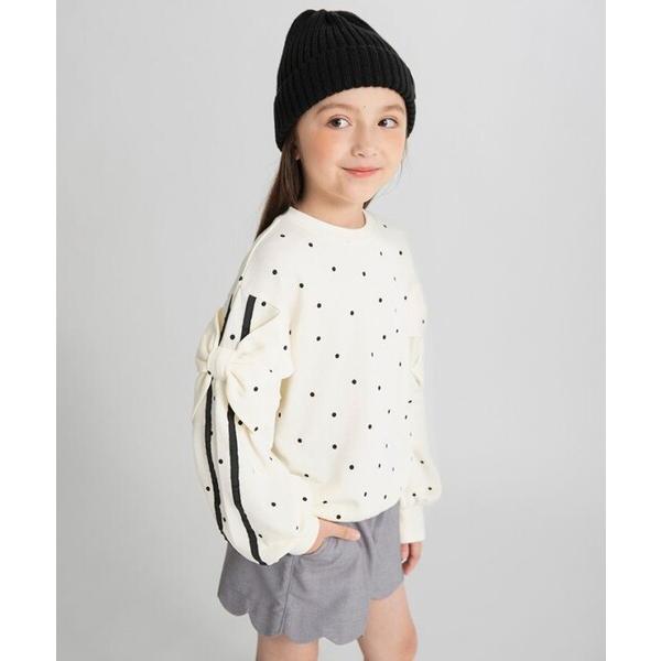 ZOZO問い合わせ番号:111760798ショップ:branshes，ブランシェスブランド:branshes，ブランシェス商品名:袖リボン付きトレーナーカテゴリ:トップス>スウェットブランド品番:12-6404-100素材:本体:ポリ...