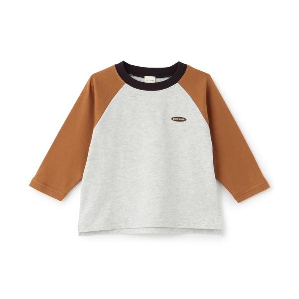 ZOZO問い合わせ番号:111760973ショップ:petit main，プティマインブランド:petit main，プティマイン商品名:「防汚加工」配色ラグラン長袖Tシャツカテゴリ:トップス>Tシャツ/カットソーブランド品番:956...
