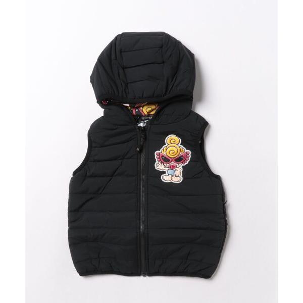 ZOZO問い合わせ番号:111763678ショップ:HYSTERIC MINI，ヒステリックミニブランド:HYSTERIC MINI，ヒステリックミニ商品名:PLUMP MINI 総柄 RV ベストカテゴリ:トップス>ベストブランド品...