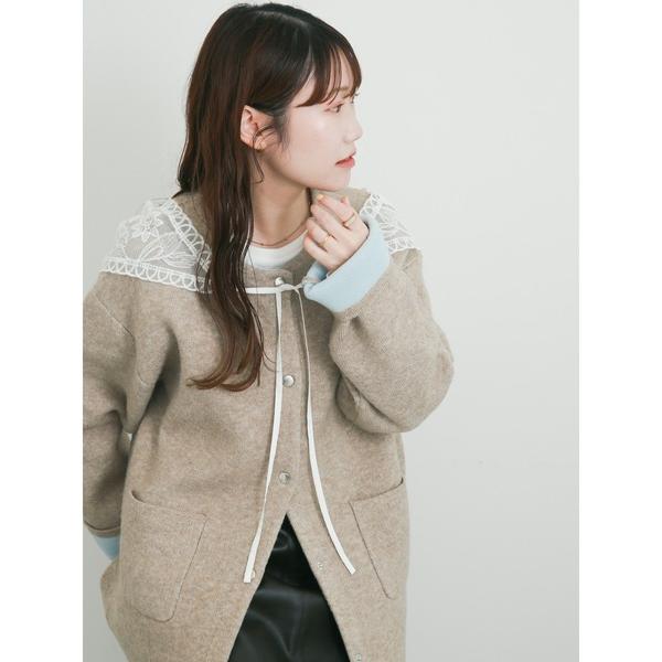 ZOZO問い合わせ番号:111801140ショップ:Te chichi，テチチブランド:Te chichi，テチチ商品名:「WEB限定」ダブルフェイス配色カーディガンカテゴリ:トップス>カーディガン/ボレロブランド品番:2601567...