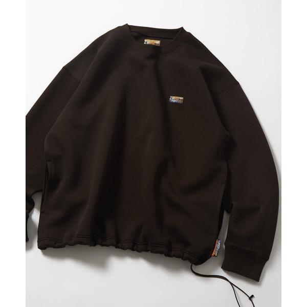 ZOZO問い合わせ番号:111843704ショップ:FREAK'S STORE，フリークスストアブランド:FREAK'S STORE，フリークスストア商品名:リラックスフィット スピンドル ダンボール ワンポイントロゴ クルーネックスウェッ...