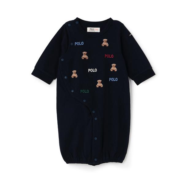 ※このアイテムは返品・交換対象外商品です。ZOZO問い合わせ番号:111885762ショップ:petit main，プティマインブランド:petit main，プティマイン商品名:「POLO BCS/リンク」モチーフ刺しゅう2WAYオールカ...
