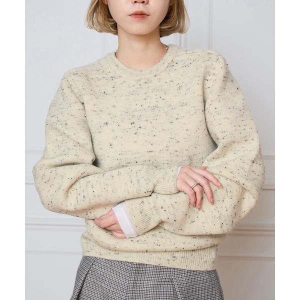 ZOZO問い合わせ番号:111887541ショップ:IENA，イエナブランド:IENA LA BOUCLE，イエナラブークル，JUN MIKAMI，ジュンミカミ商品名:JUN MIKAMI ジュンミカミ プレーティングウールプルオーバーカテ...