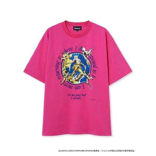 ZOZO問い合わせ番号:111888064ショップ:Barbour，バブアーブランド:Barbour，バブアー商品名:Barbour アニメ「ジョジョの奇妙な冒険 黄金の風」グラフィックTシャツ デザイン4カテゴリ:トップス>Tシャツ...