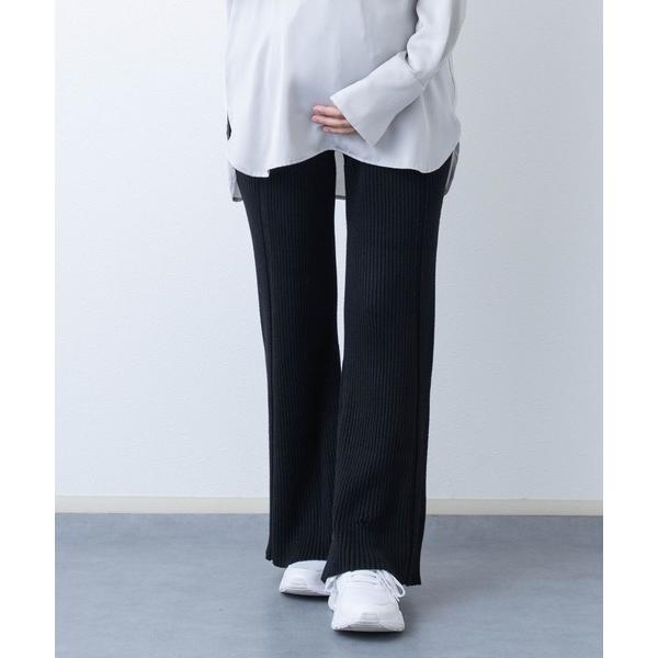 『タイムセール実施中』ZOZO問い合わせ番号:112009364ショップ:Sweet Mommy，スウィートマミーブランド:SweetMommy，スウィートマミー商品名:極暖 リブニットブーツカットワイドパンツ 「マタニティ 産前産後」カテ...