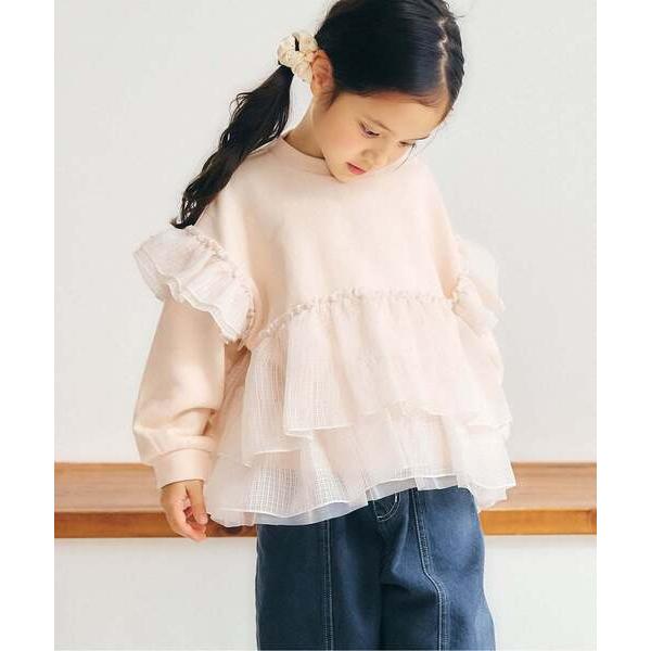 ZOZO問い合わせ番号:112048490ショップ:F.O.Online Store，エフオーオンラインストアブランド:apres les cours，アプレレクール商品名:チェック柄チュールトレーナーカテゴリ:トップス>スウェットブ...